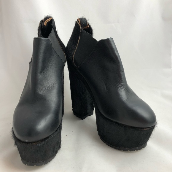 tba | Shoes | Tba To Be Announced 8m Black Platform Ankle Boots | Poshmark